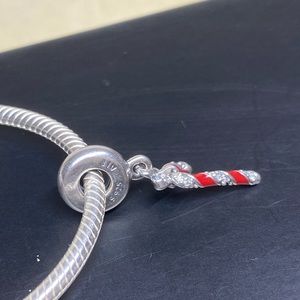 Pandora | Jewelry | New Authentic Pandora Sparkling Candy Cane Charm ...